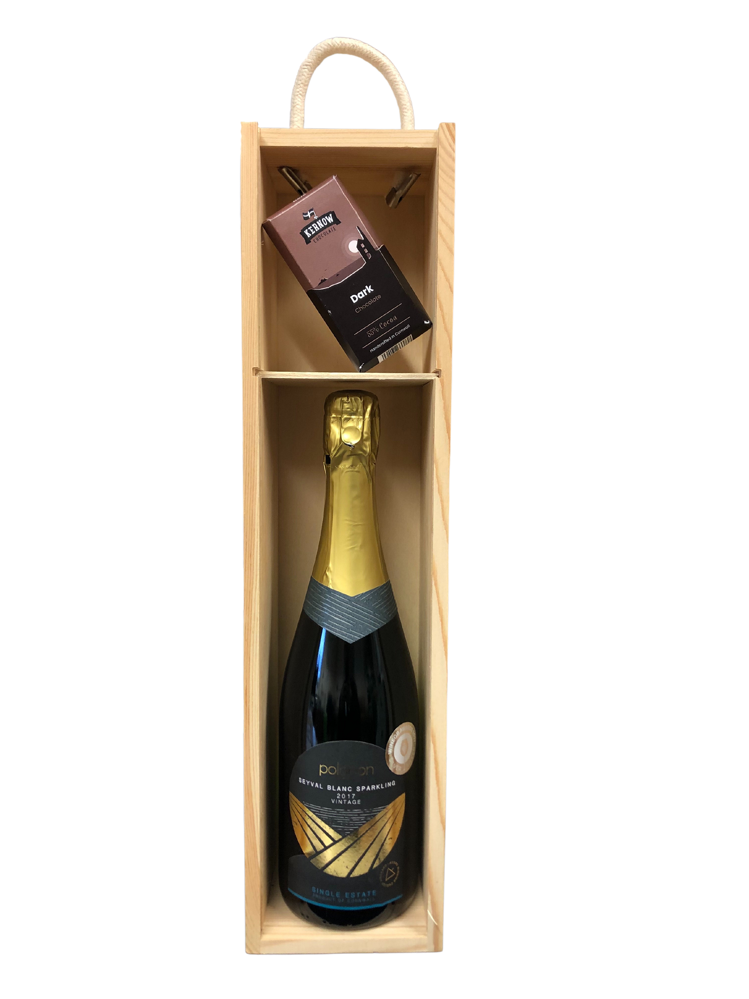 Seyval sparkling box & chocolate | Polgoon Vineyard & Orchard