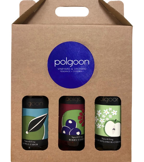 Mixed Cider trio in gift box | Polgoon Vineyard & Orchard
