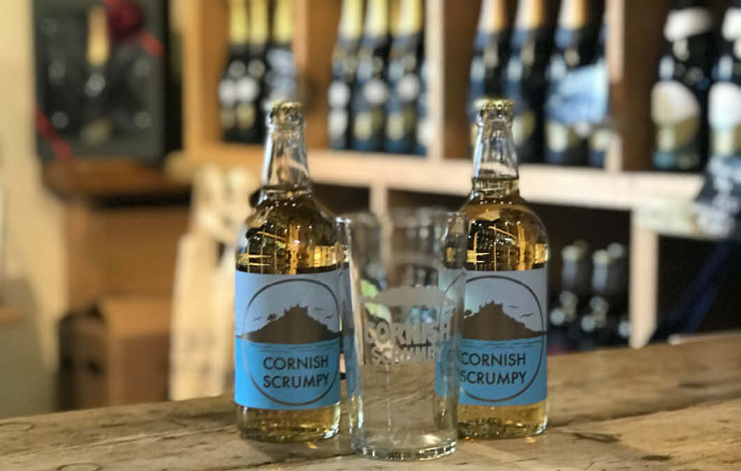 Scrumpy and glass | Polgoon Vineyard & Orchard